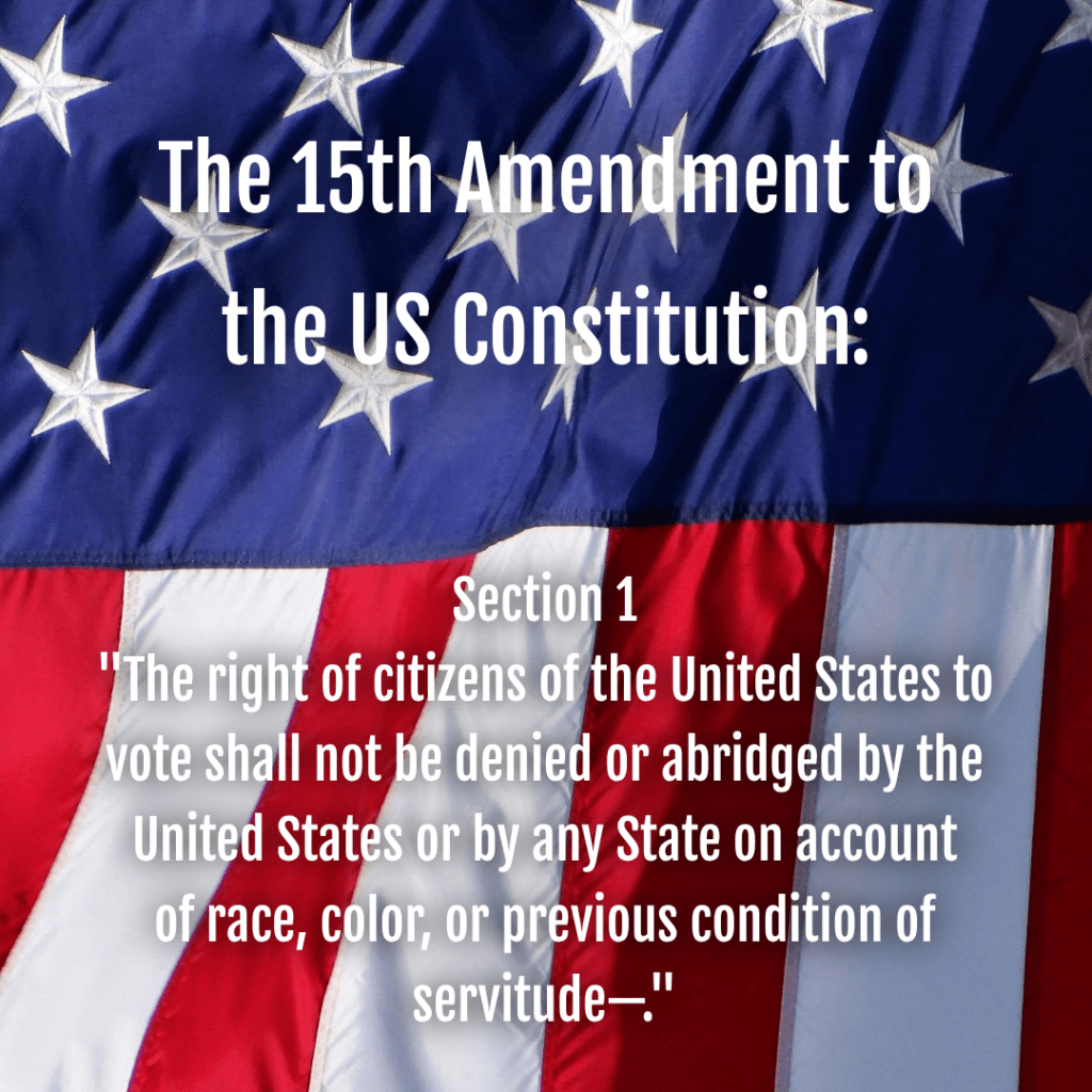 #OnThisDay: 15th Amendment Ratified, 1870 – Janet's Writing Blog